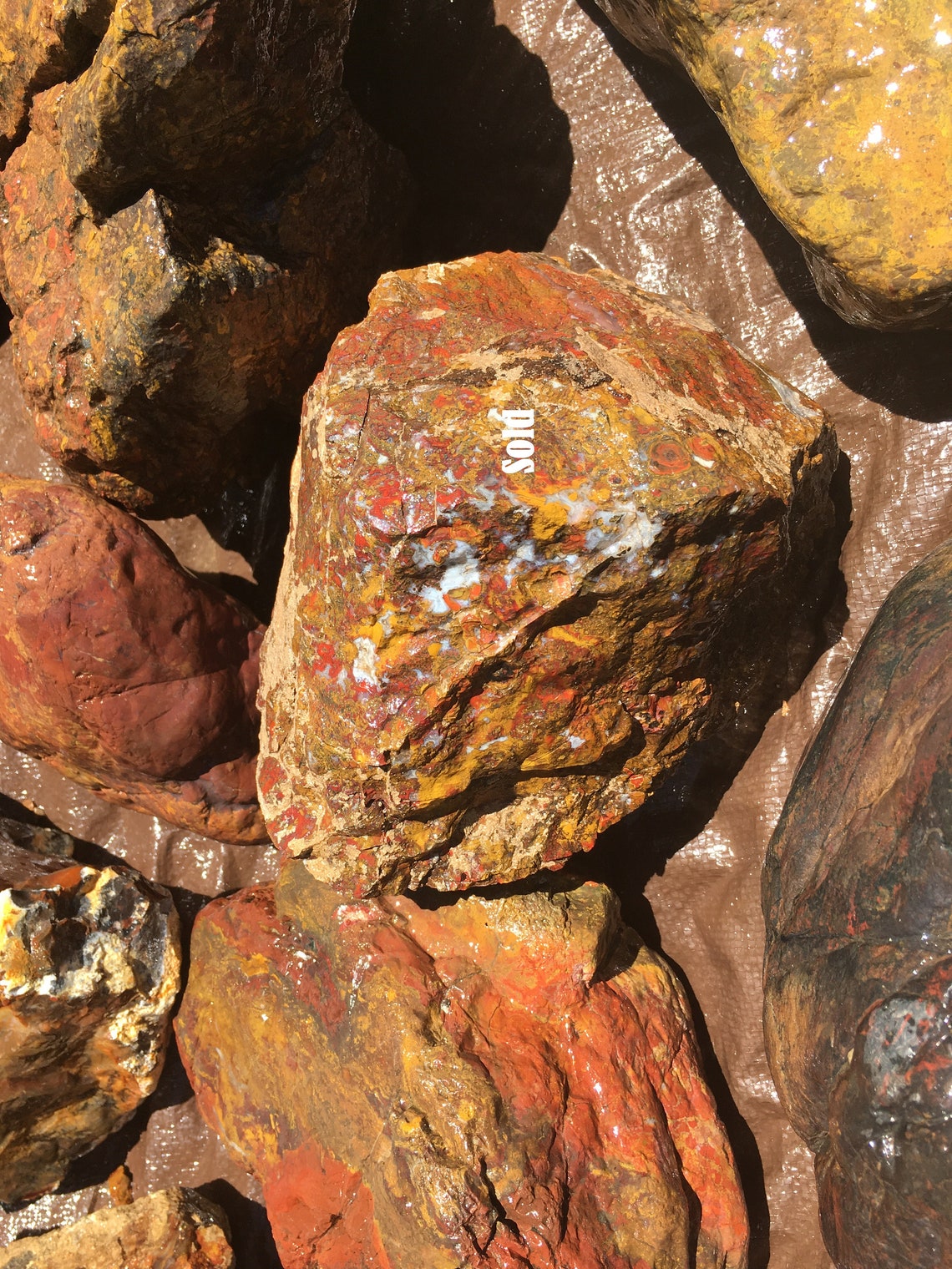 Stoney Creek Jasper from California Bulk lot Large or Medium | Etsy
