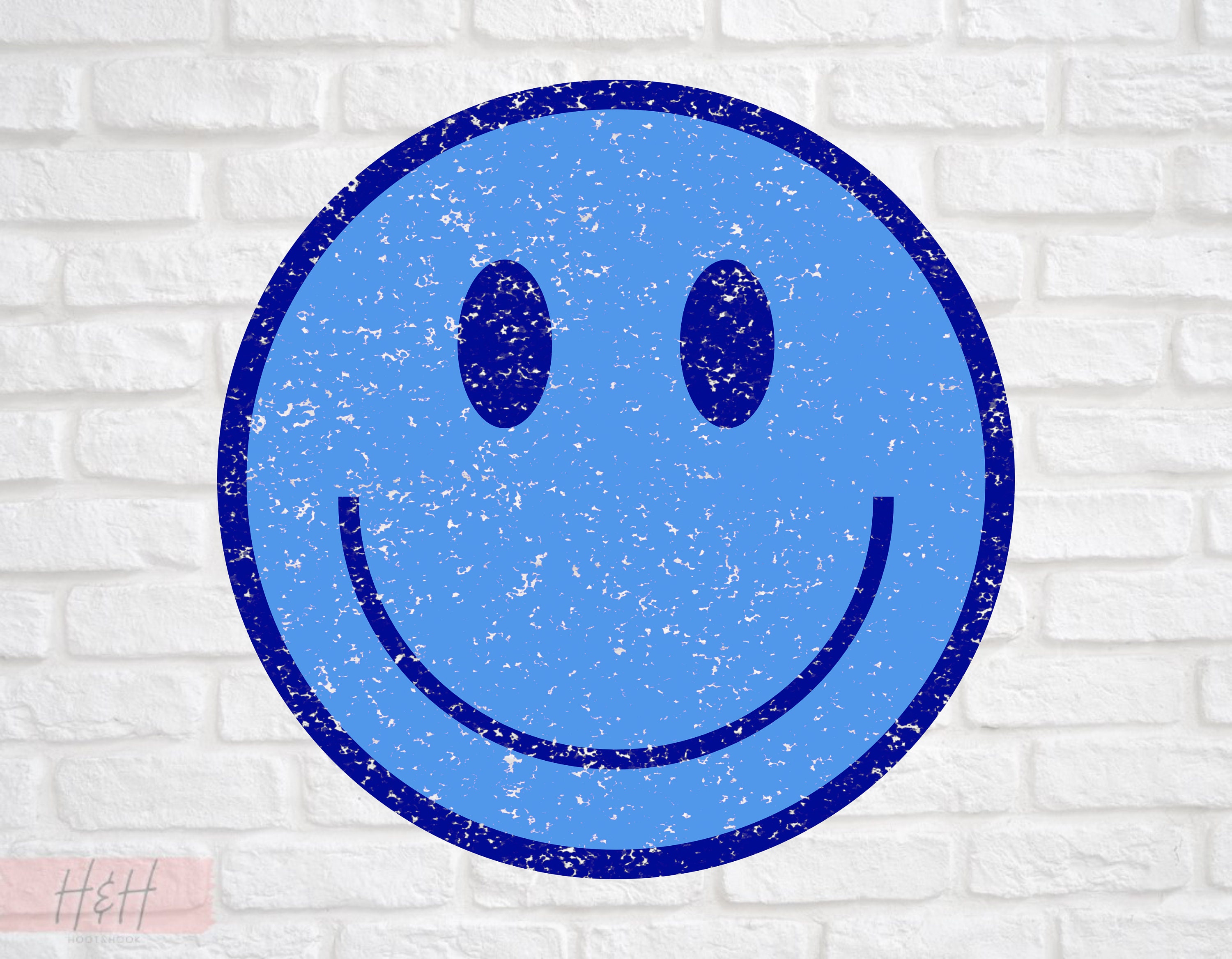 Blue Smiley Face Png