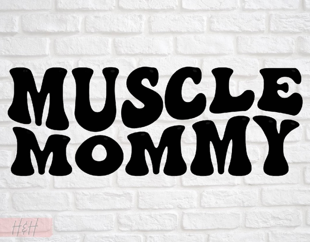 Muscle Mommy, Muscle Mommy Png, Lifting Mama, Bodybuilding Png, Retro ...