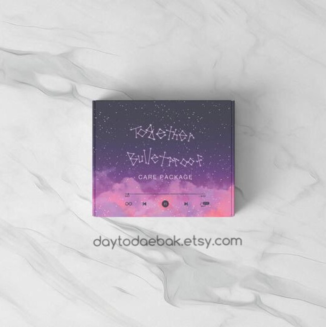 We Are Bulletproof Kpop Care Package, Gift for Kpop Fan, Gift for Army ...