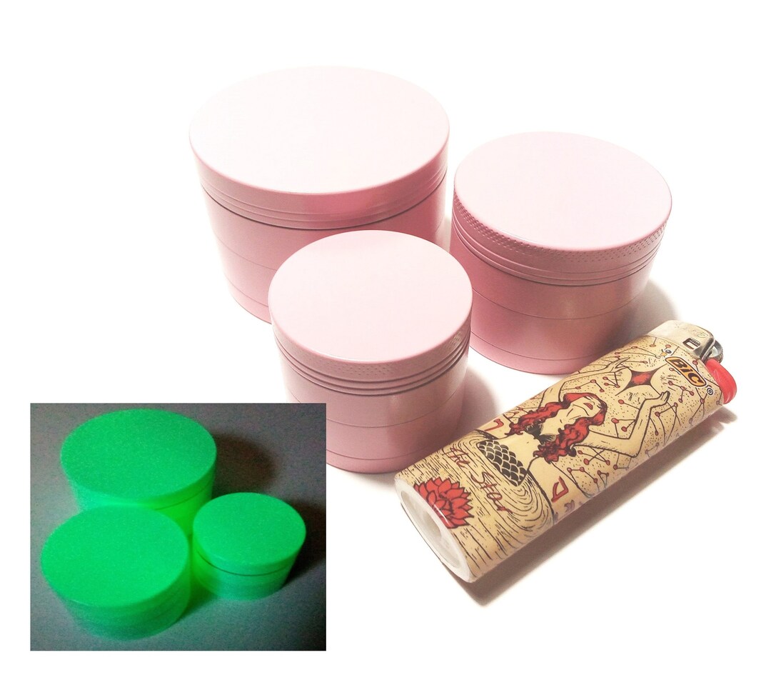 Pink Grinder/glow in the Dark Grinder/herb Grinder/spice Grinder ...