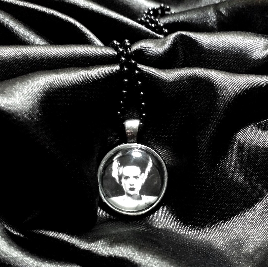 The Bride of Frankenstein Necklace/horror Jewelry/classic - Etsy