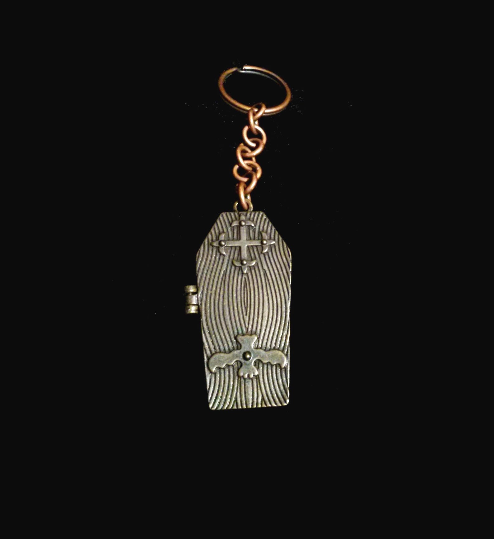 Open Coffin Keychain With Skeleton Inside/coffins/halloween/skeleton ...
