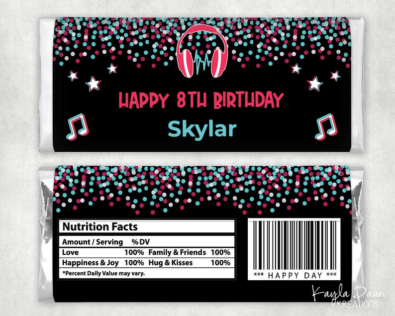 Tiktok Inspired Rice Krispies Treat Wrappers - Etsy