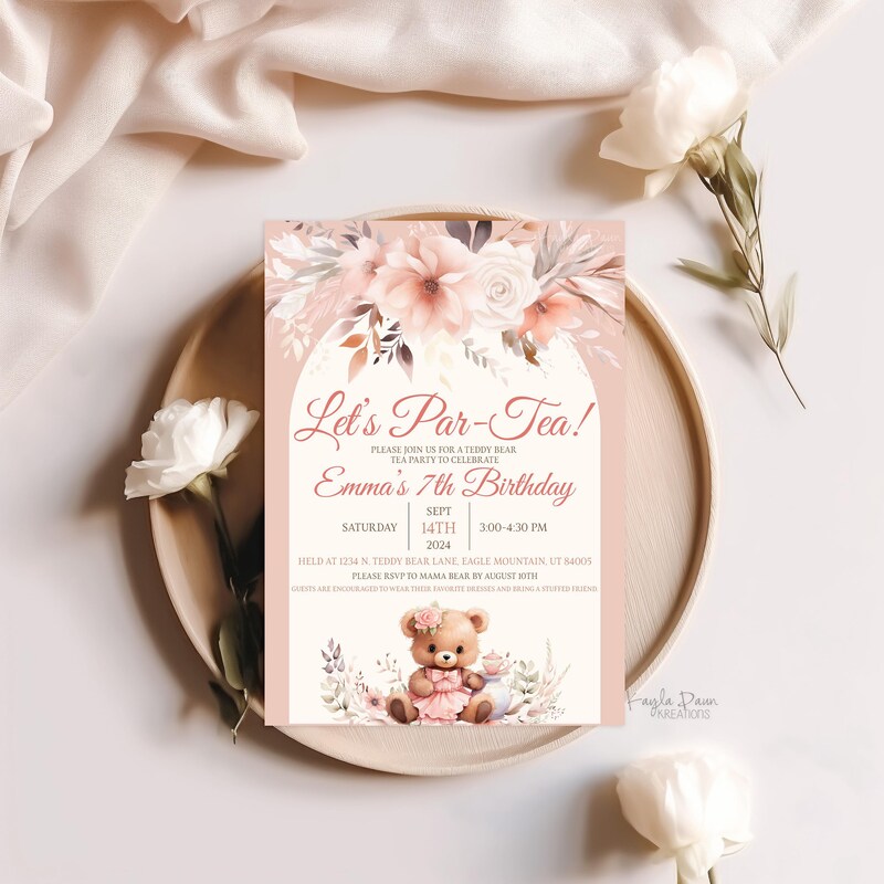 Teddy Bear Party - Etsy