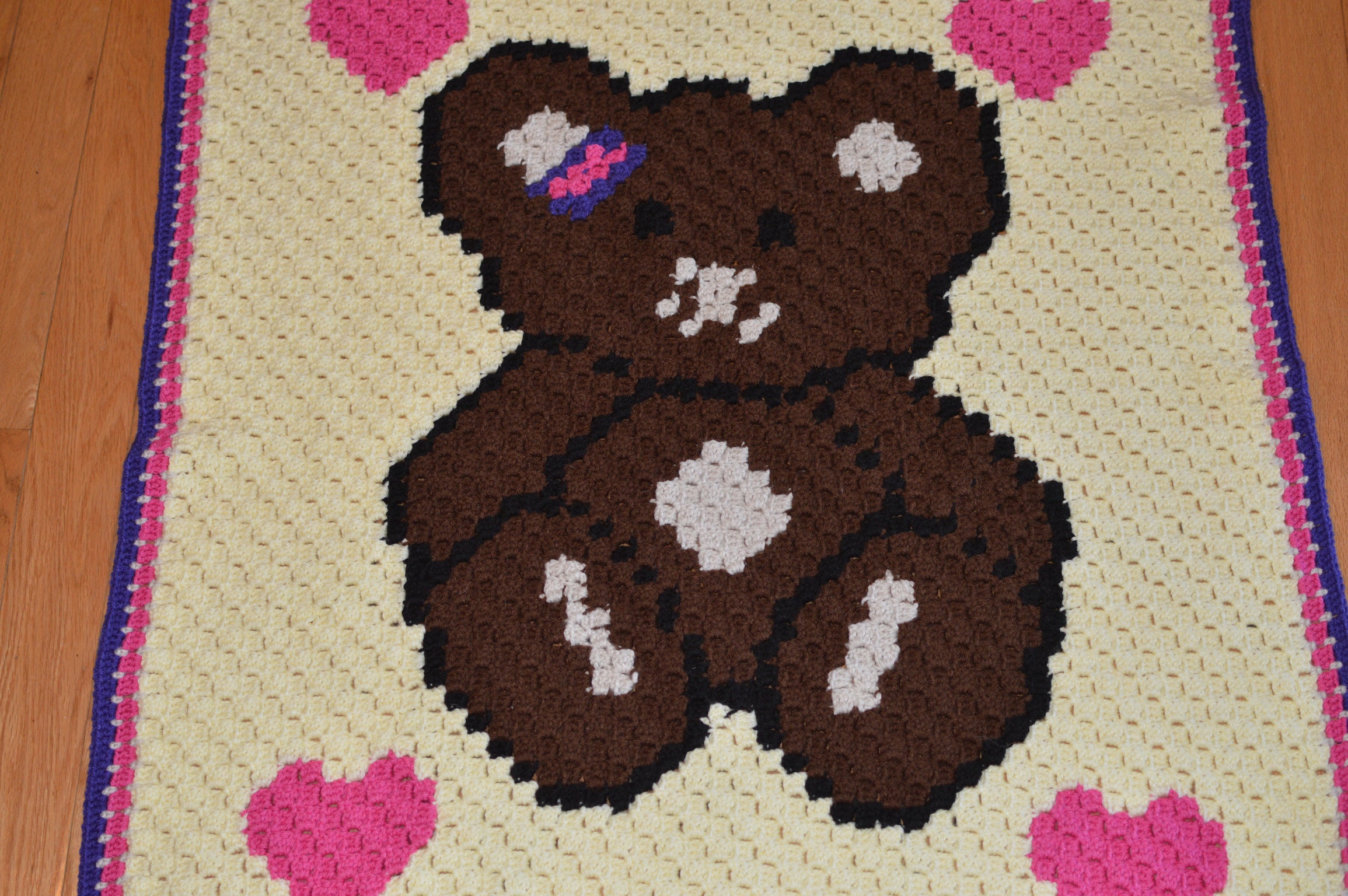 Bear C2c Graphgan Baby Blanket Pattern - Etsy