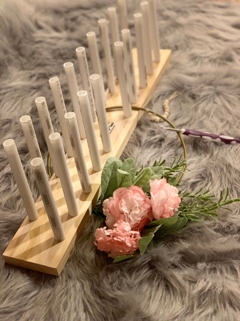 Crochet/Knit-Yarn Bobbin Holder | Etsy