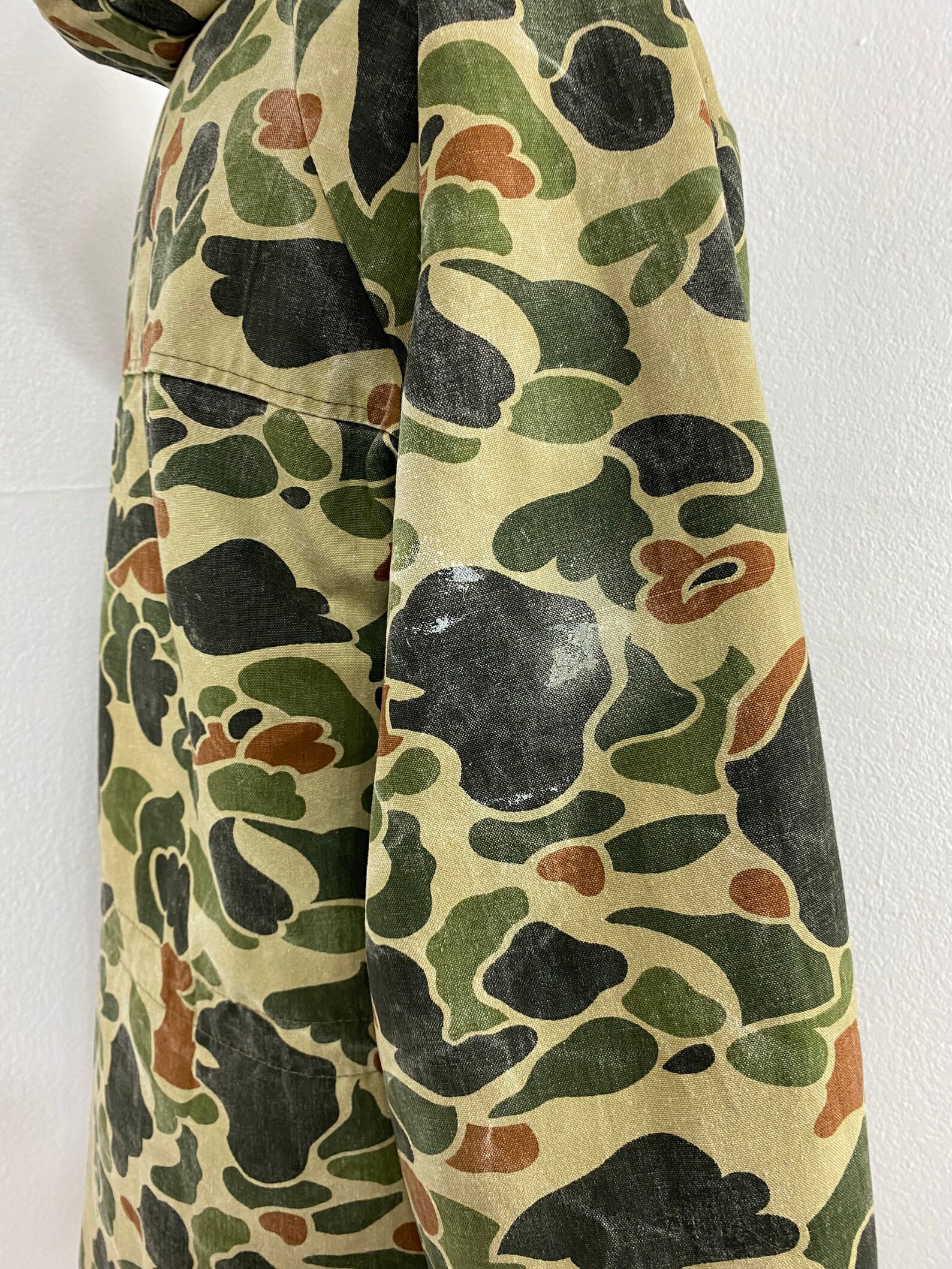 80s Vintage 10 X Camouflage Hunting Jacket Hooded Jkt 10 Deep Duck ...