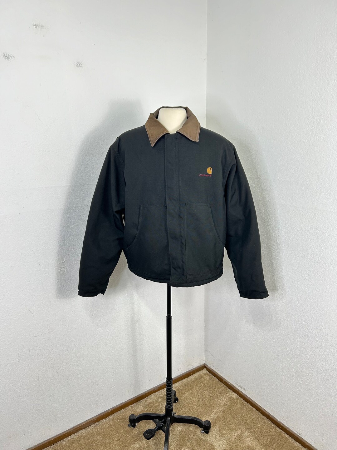 Vintage Carhartt Zip up Quilt Lined Cotton Work Jacket Size 2XL - Etsy