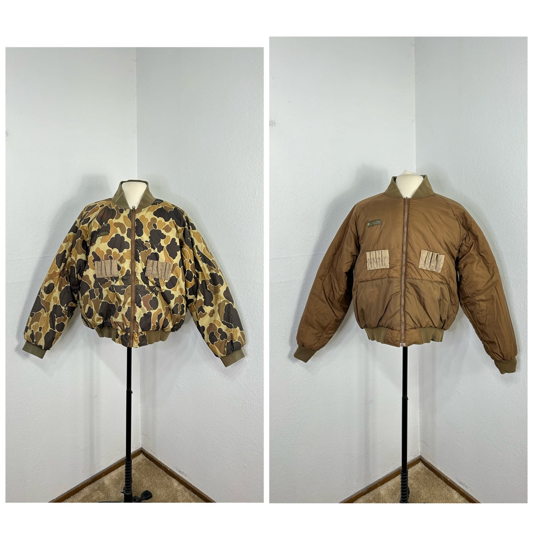 Vintage Columbia Reversible Hunting Puffer Jacket Duck Hunter ...