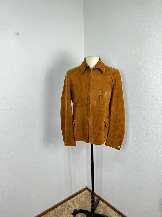 1930s vintage leather jacket - Gem