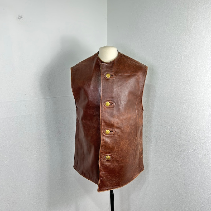 Leather Jerkin - Etsy
