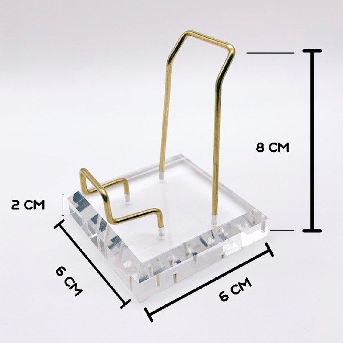 Crystal Display Stand With Acrylic Base for Crystals - Etsy