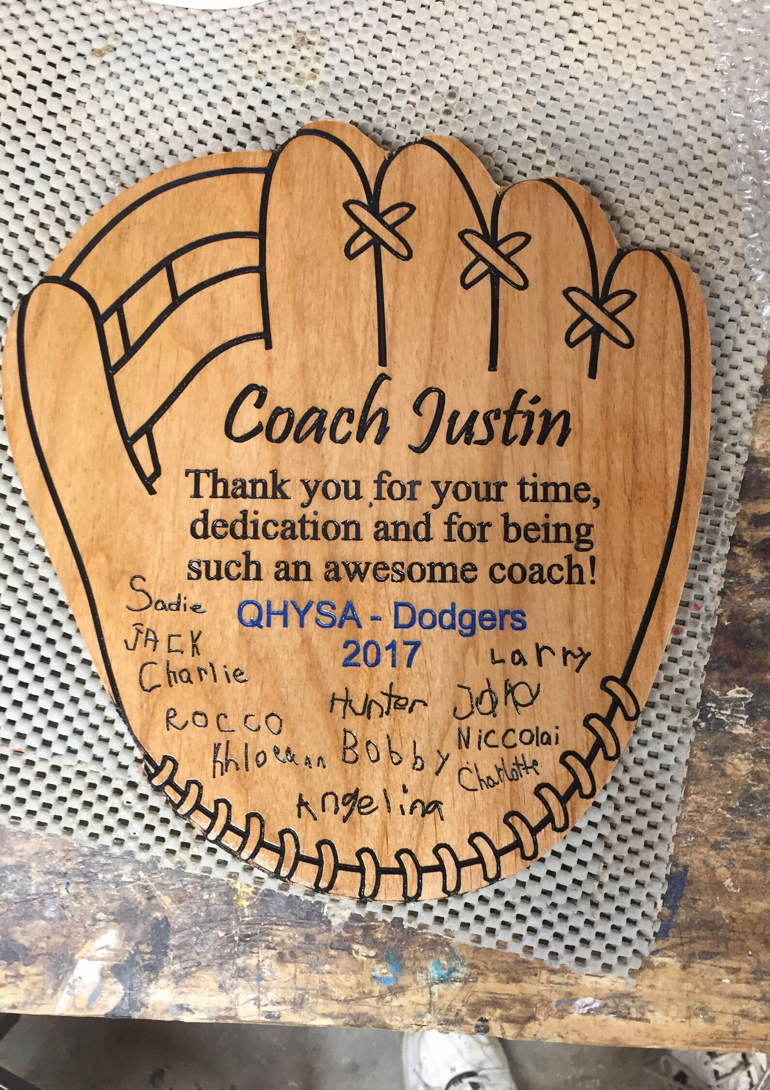 Baseball/Softball Coach Appreciation Plaque | Etsy