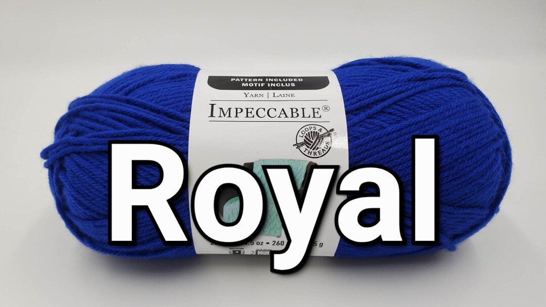 Impeccable Solid Yarn by Loops & Threads - Cool Colors - Etsy