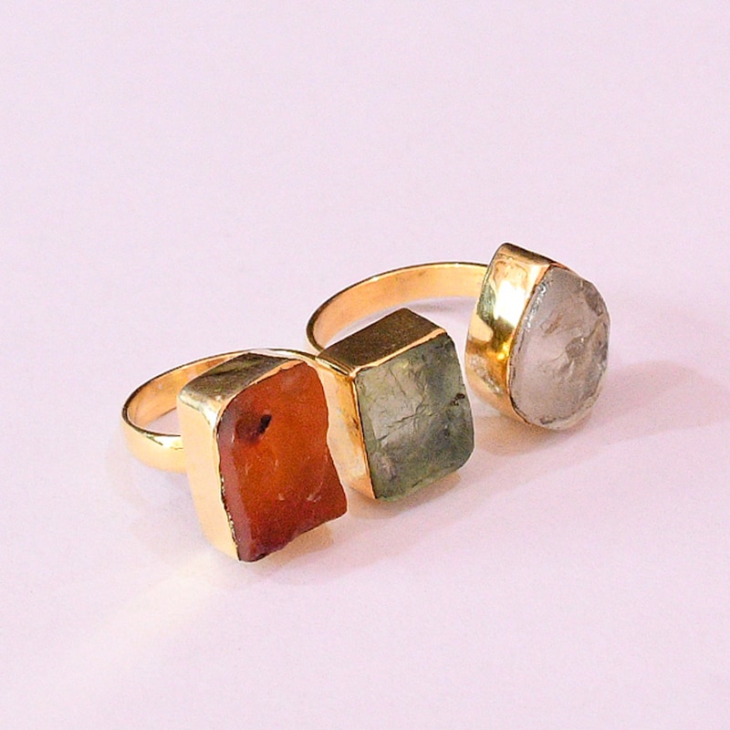 Double Finger Ring - Etsy