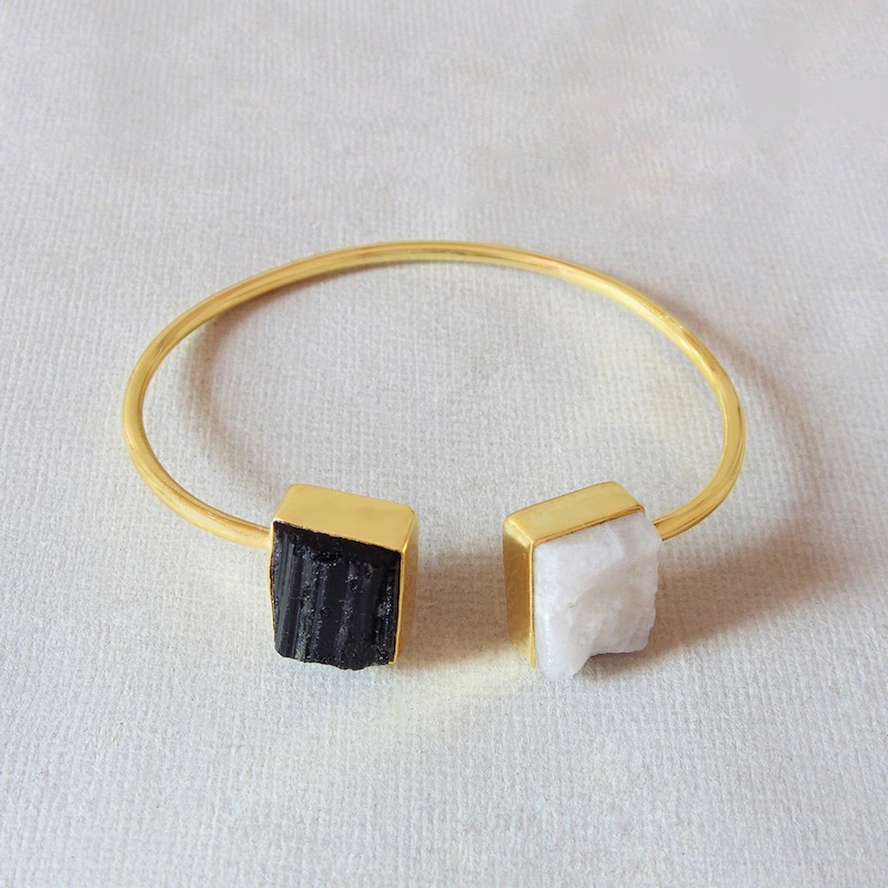 Stone Bangles - Etsy