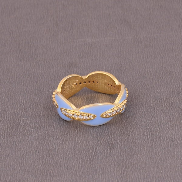 Enamel Ring - Etsy