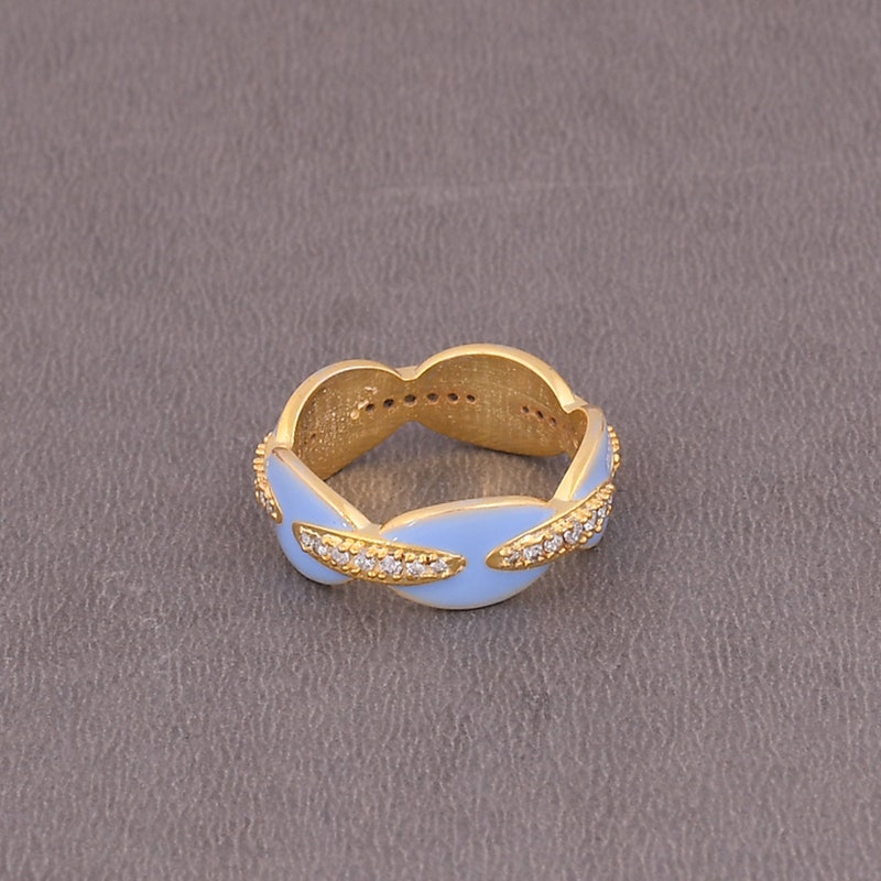 Enamel Ring - Etsy