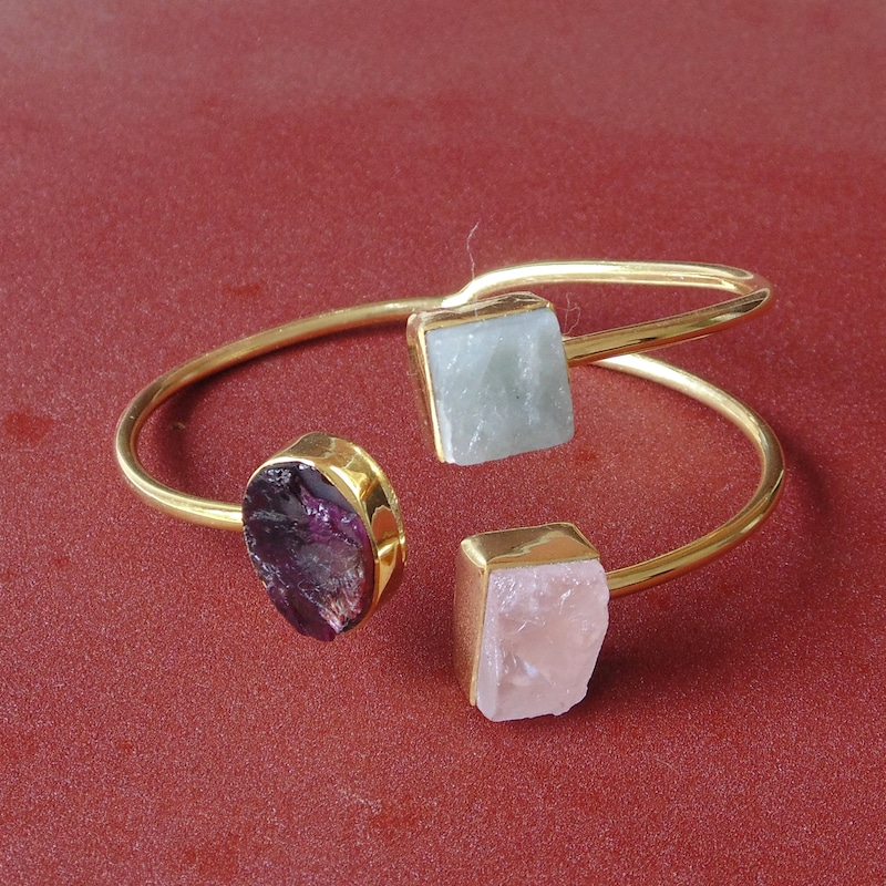 Stone Bangles - Etsy
