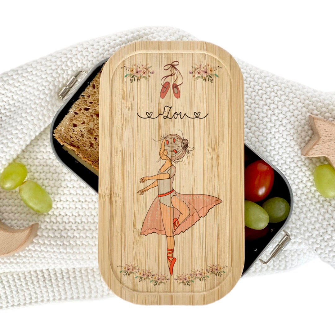 Manufactory Loving Lunch Box Ballerina for Girls Personalized With ...
