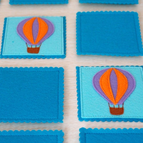 Transport Memory Matching Game Matching Pairs Game Felt - Etsy