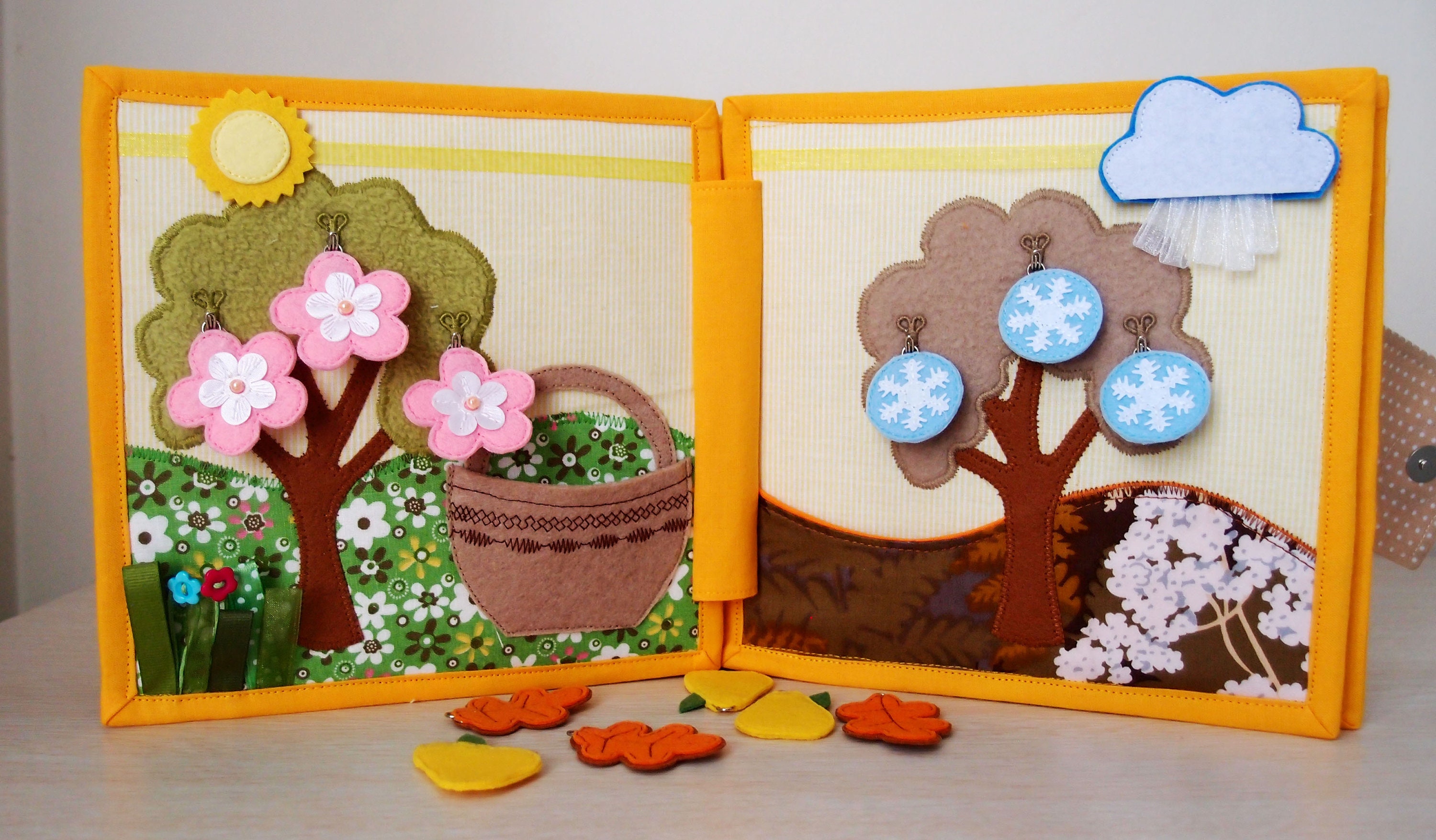 Felt Activity Book Childrens Quiet Book Cloth Busy Book | Etsy