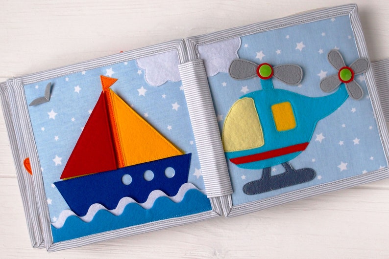 Felt Activity Quiet Book for Baby and Toddler of 1 Year Old - Etsy