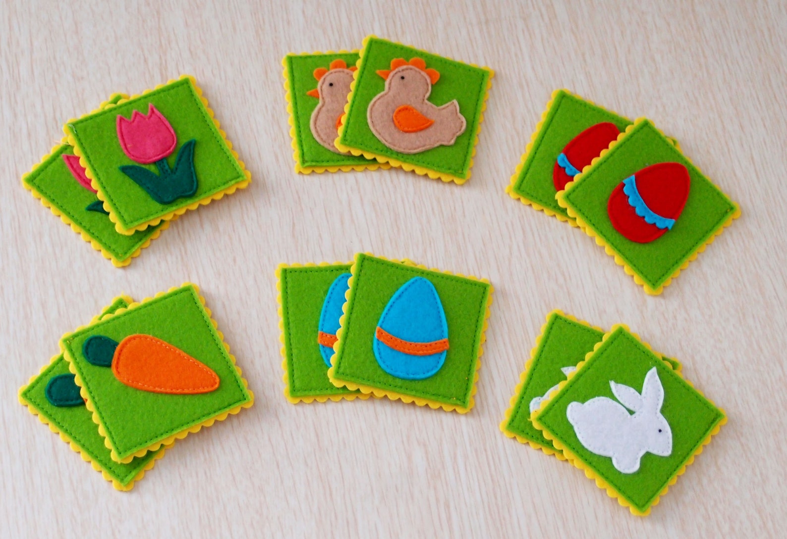 Memory Matching Game Concentration Game Easter Themed | Etsy