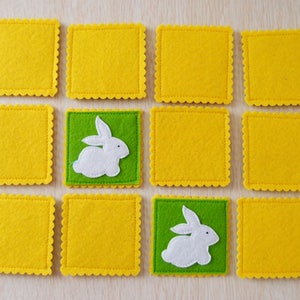 Memory Matching Game, Concentration Game, Easter Themed Educational Toy ...