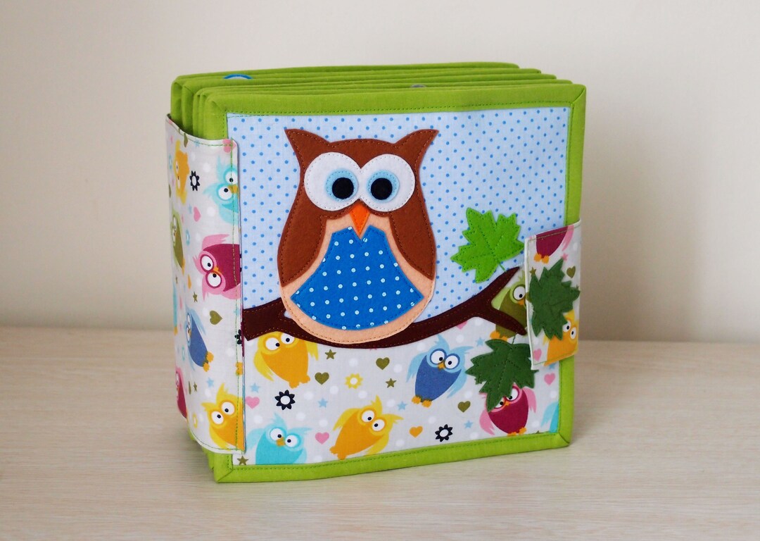 Owl Quiet Book, Busy Book, Activity Book, Educational/learning Sensory ...