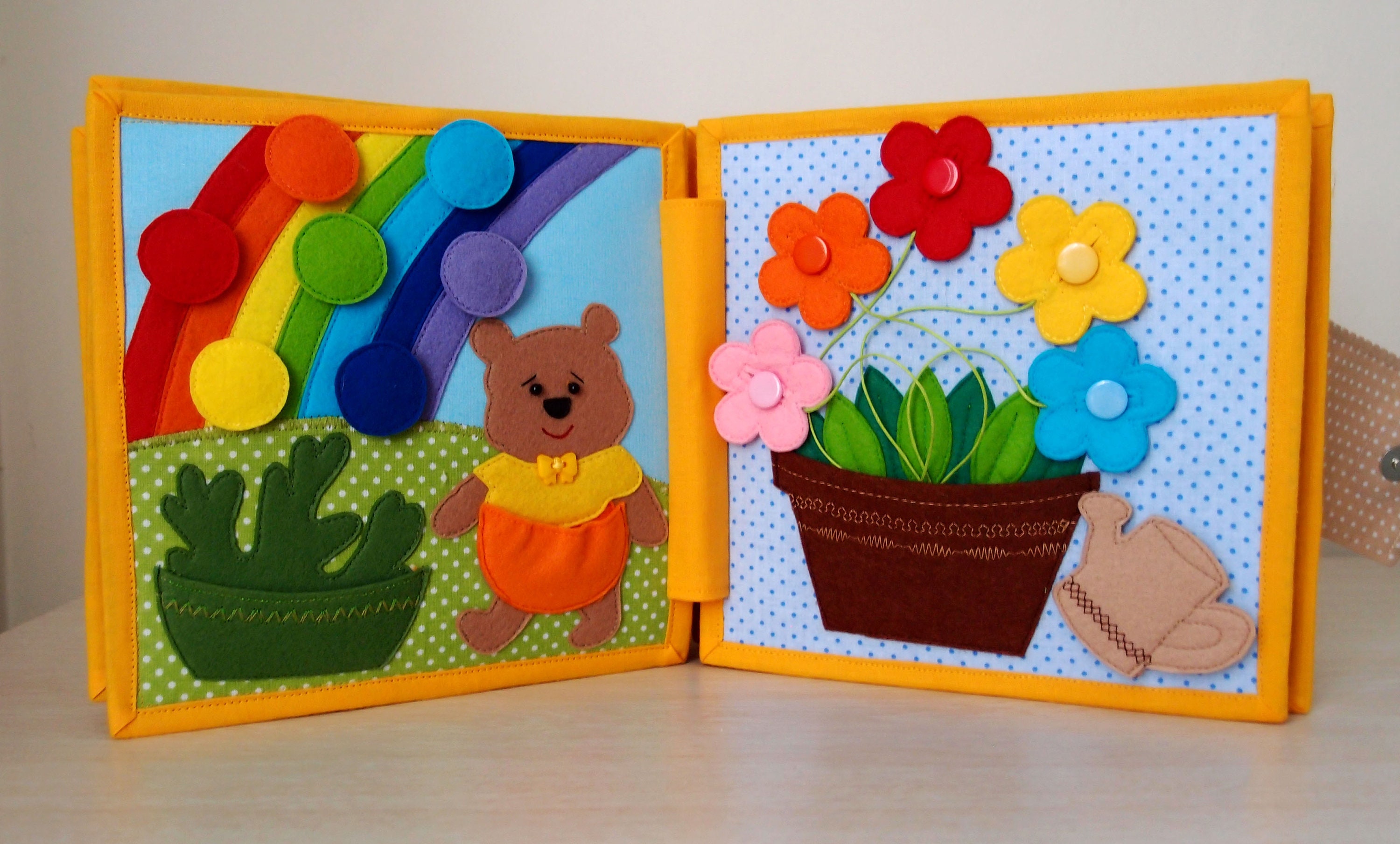 Felt Activity Book Childrens Quiet Book Cloth Busy Book | Etsy