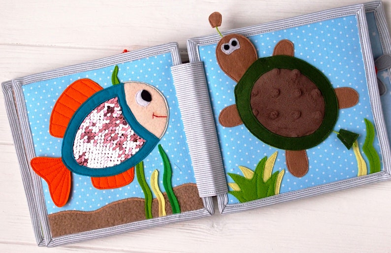 Felt Activity Quiet Book for Baby and Toddler of 1 Year Old - Etsy