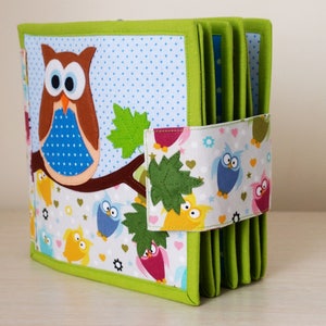 Owl Quiet Book, Busy Book, Activity Book, Educational/learning Sensory ...