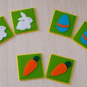 Memory Matching Game, Concentration Game, Easter Themed Educational Toy ...
