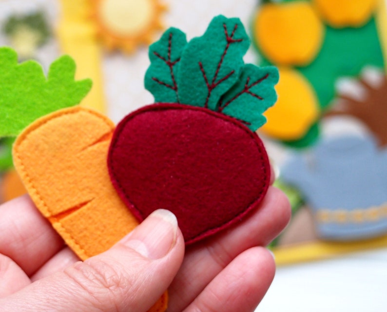 Farm Quiet Book Pages Toddler Busy Book Felt Activity Book for - Etsy