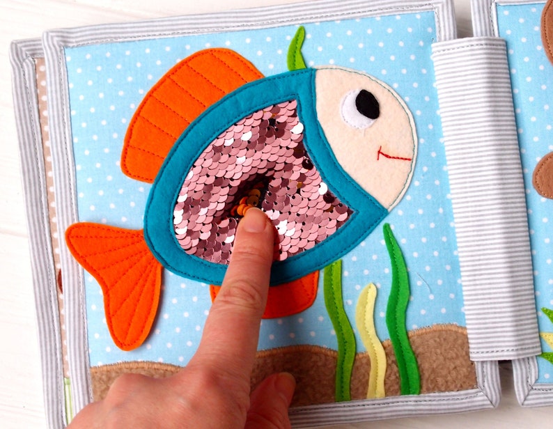 Felt Activity Quiet Book for Baby and Toddler of 1 Year Old - Etsy