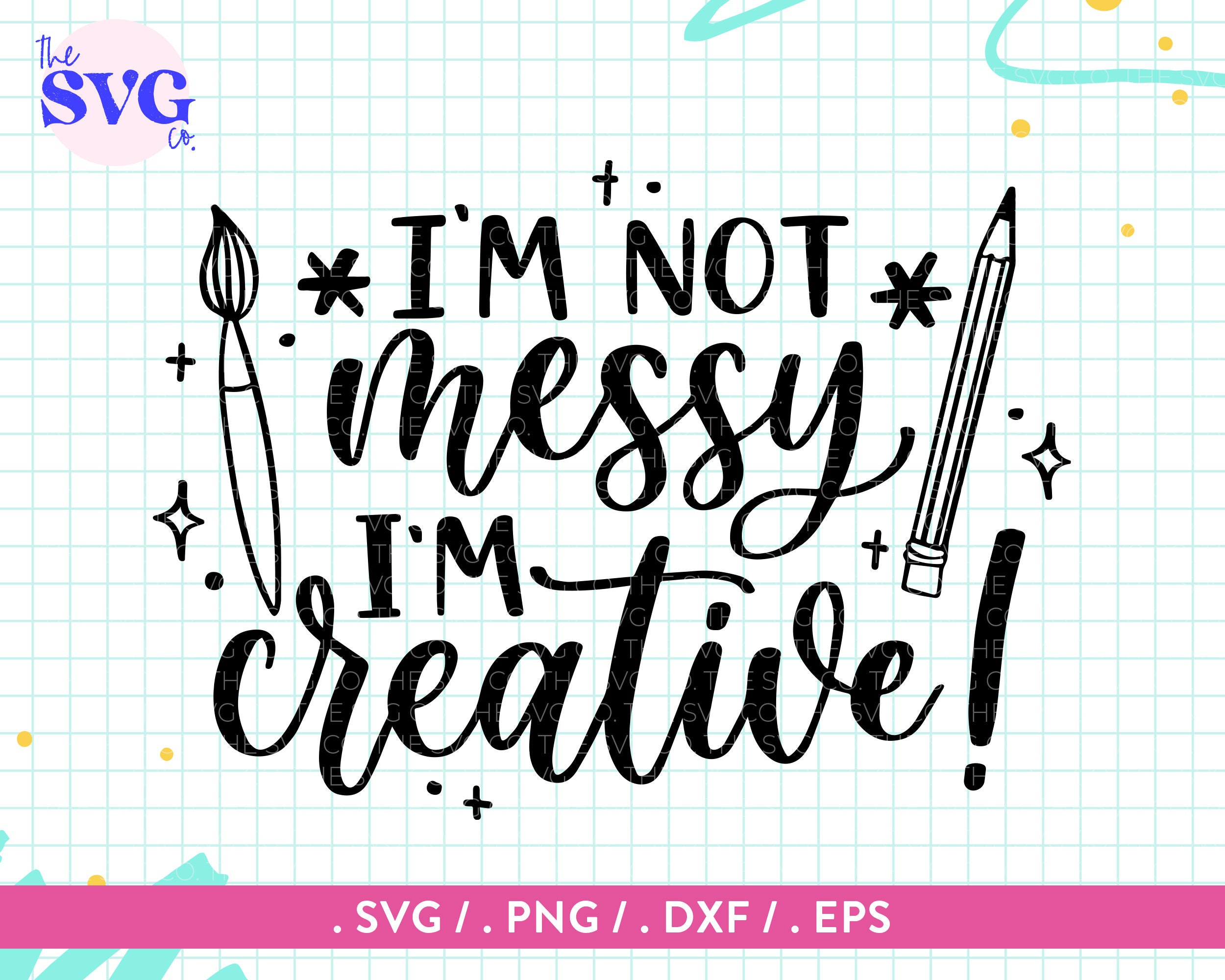 Crafter SVG Artist Creative Quote SVG Sublimation Design | Etsy Australia