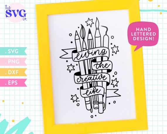 Crafter SVG Artist Creative Quote SVG Sublimation Design - Etsy