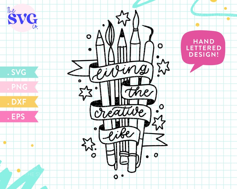 Crafter SVG Artist Creative Quote SVG Sublimation Design - Etsy