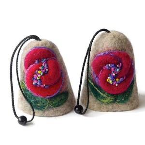 Key Case Red Rose Key Pouch Key Bell Christmas Idea Gift Friend ...