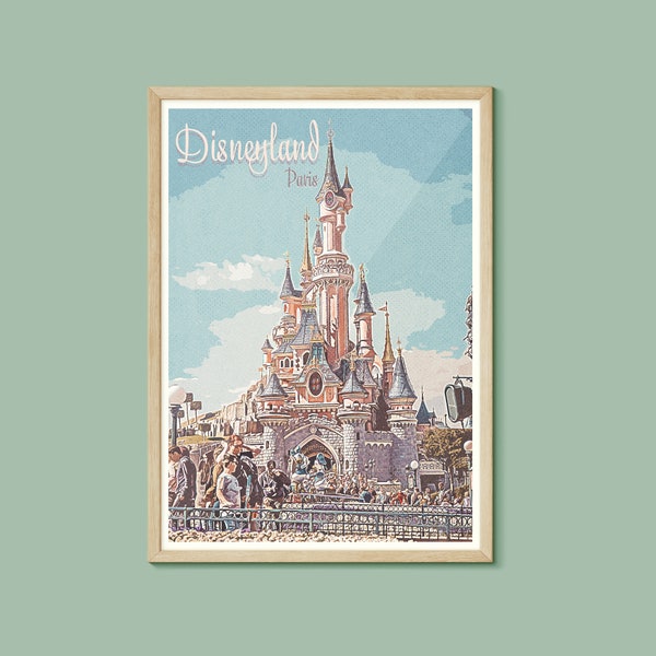 Disneyland Poster - Etsy UK