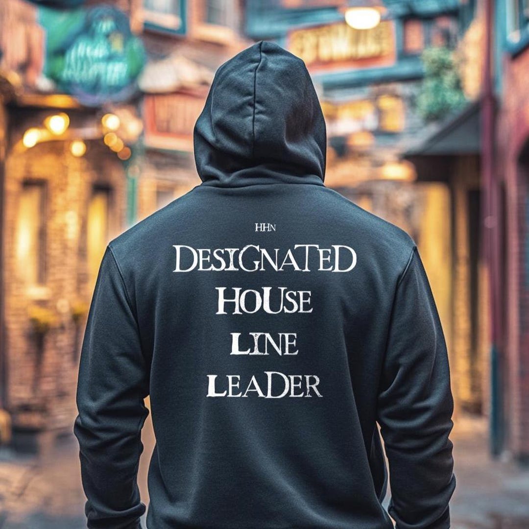 Designated House Line Leader, Halloween Horror Nights Hoodie – HHN 2025 ...