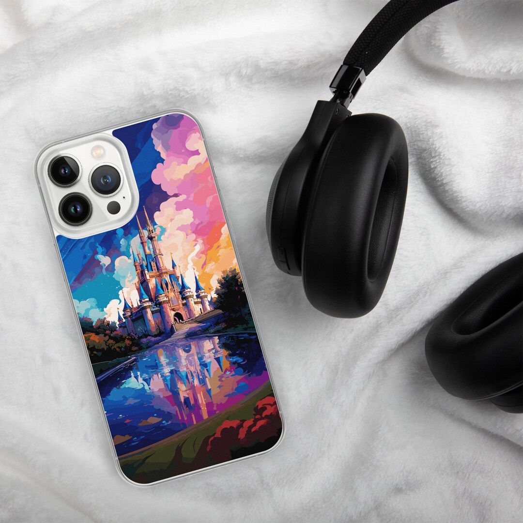 Disney Cinderella Castle Retro Futurism iPhone Case Vibrant - Etsy