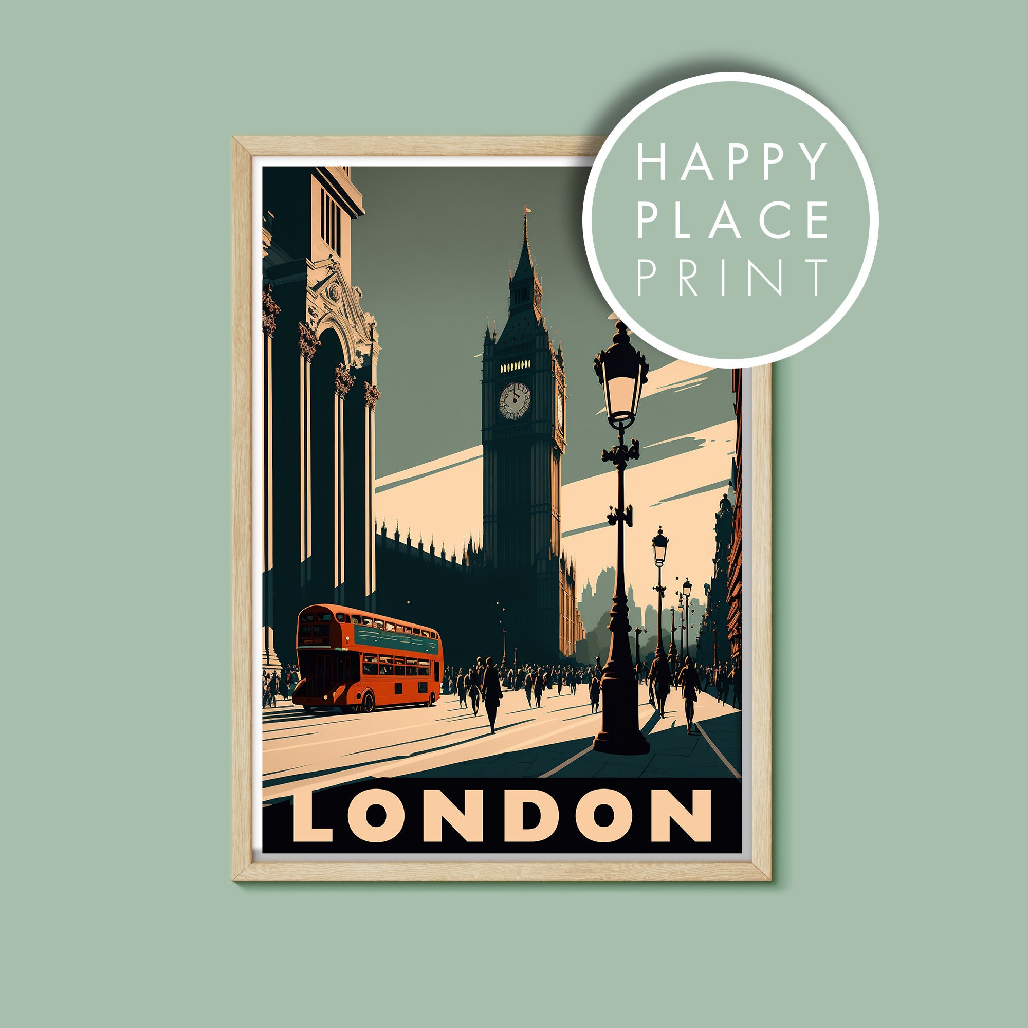London Travel Poster