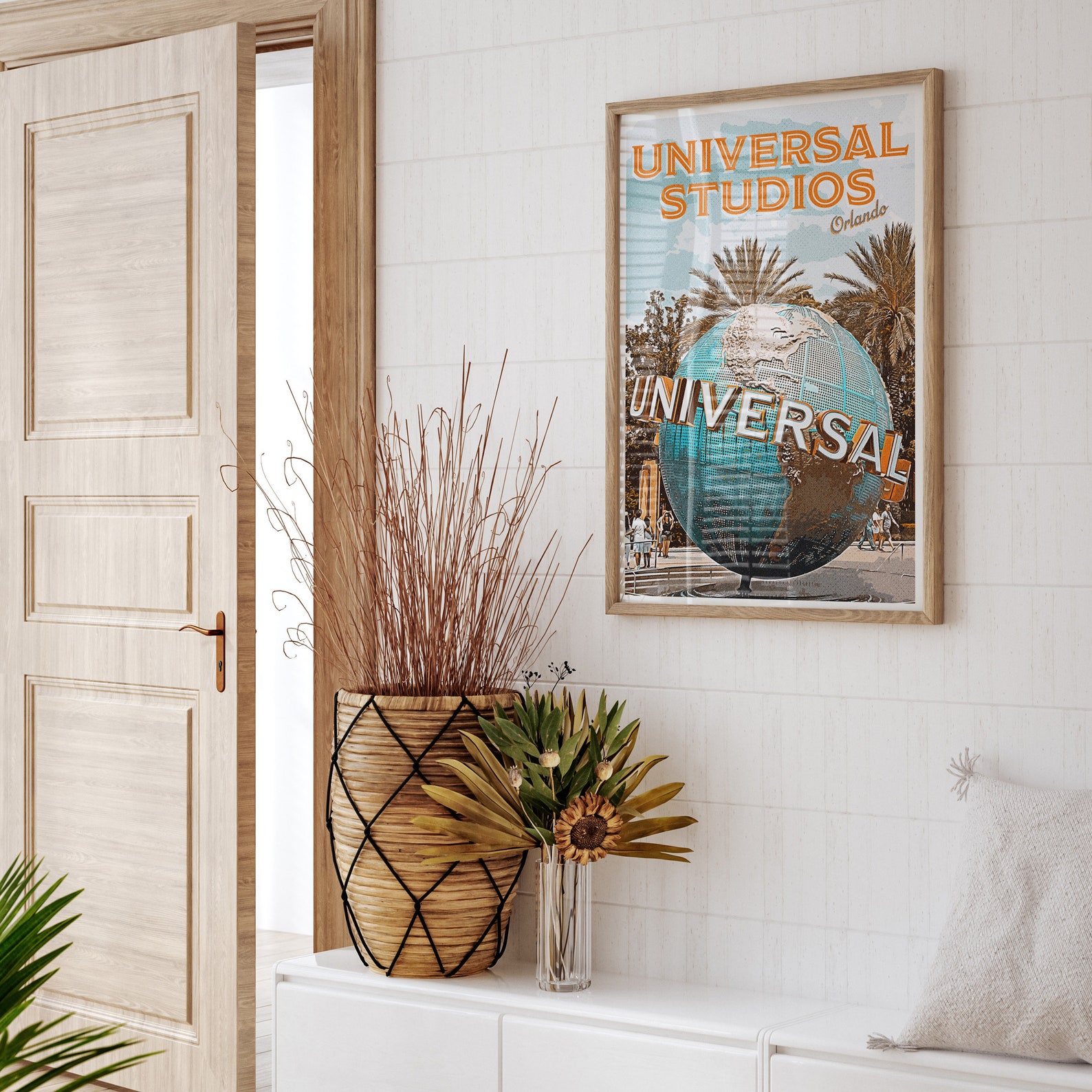 Universal Studios Orlando Retro Poster (florida Travel Art, Multiple ...