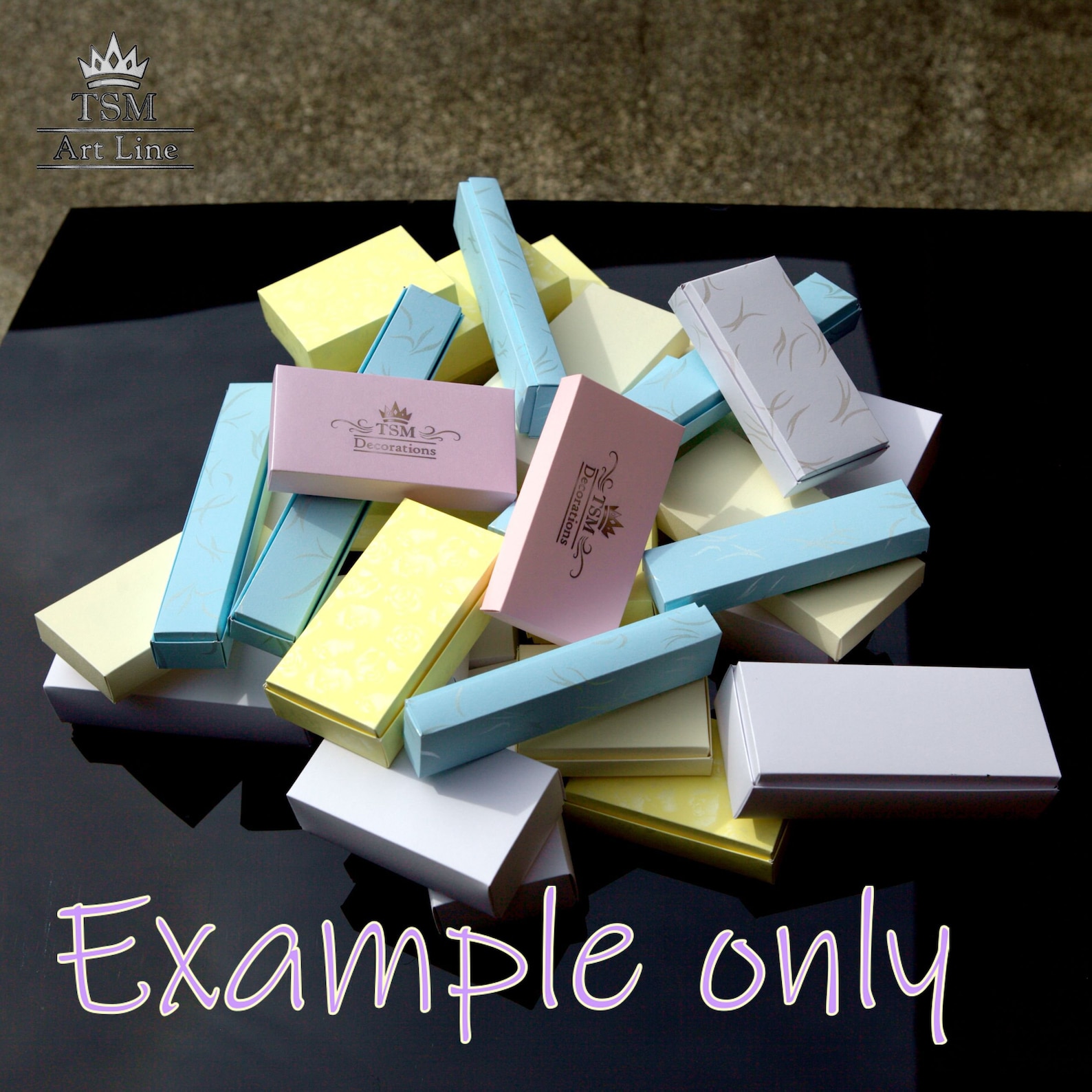 Digital Download Handmade Paper Box Template. Small Paper Easy Cut Gift ...