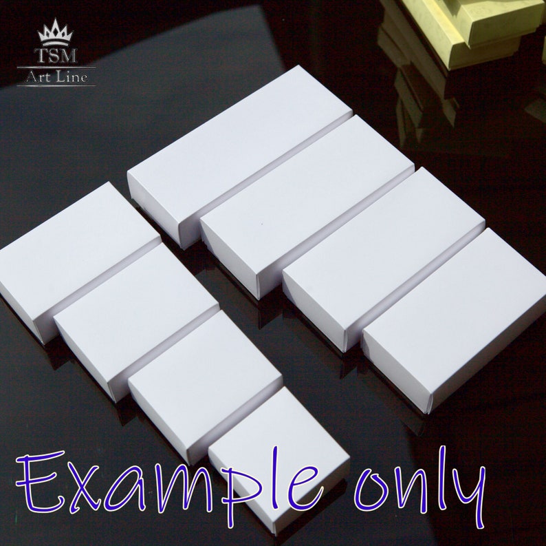 Digital Download Handmade Paper Box Template. Small Paper Easy Cut Gift ...