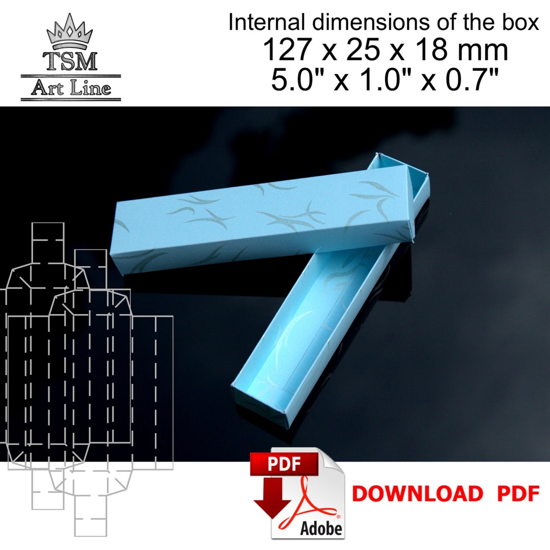 Small Paper Box Template Instant Download. Digital Download Svg Gift ...