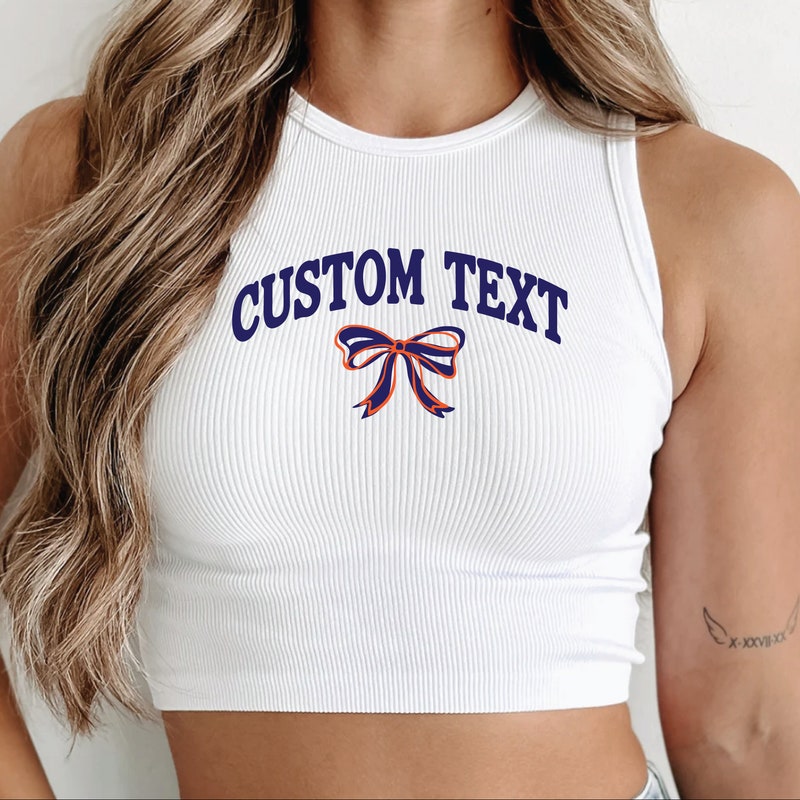 Tank Top With Bow - Etsy